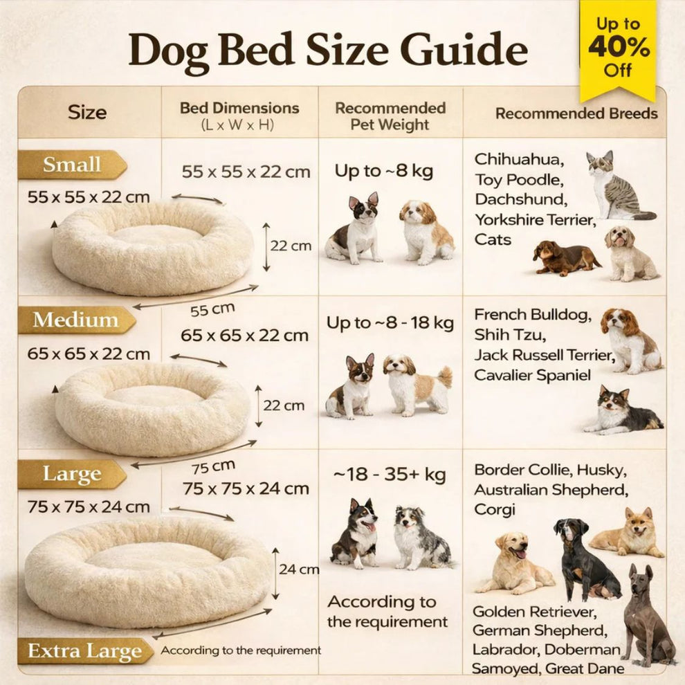 Paw Dream Pet Bed | Washable Plush Bed for Dogs & Cats – HankPets | HANK